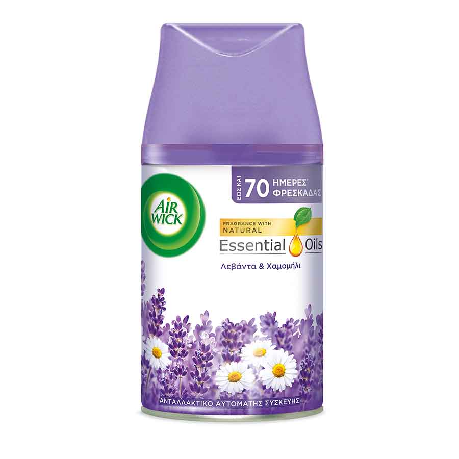 Airwick Freshmatic Αρωματικό Χώρου Ανταλλακτικό Λεβάντα & Χαμομήλι 250ml.